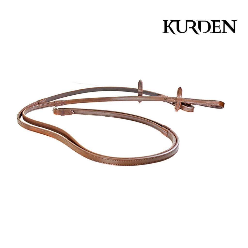 Kurden Half Rubber Reins - Equestrian House