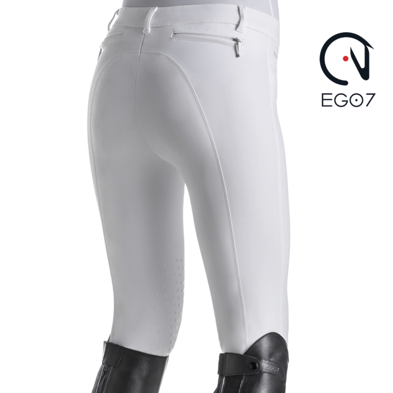 EGO7 Ladies EJ Jumping Breeches White - Equestrian House