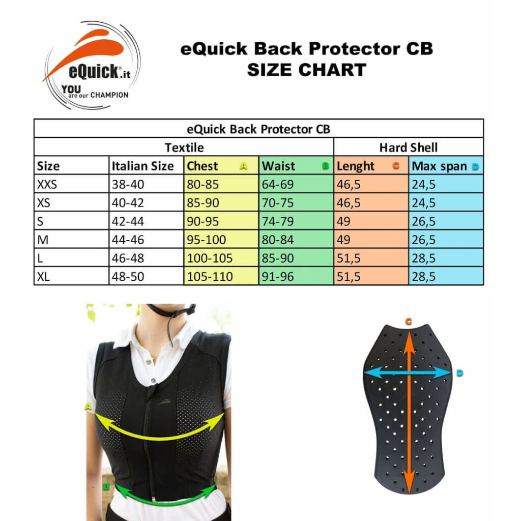 eQuick Back Protector - Equestrian House