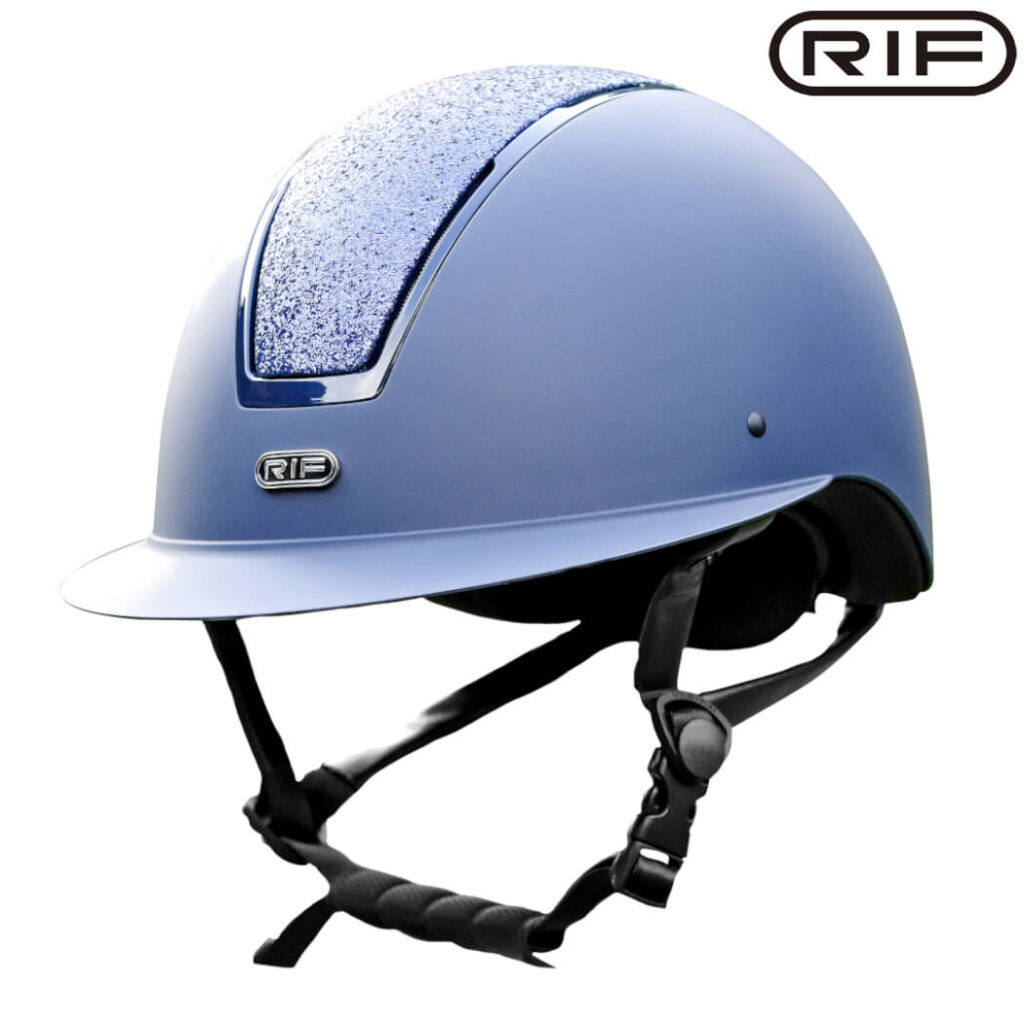 RIF Classic Bling Wide Brim Helmet - Equestrian House
